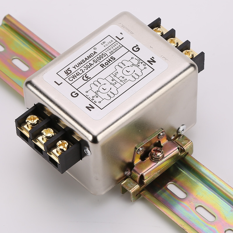 台湾CW4L2-20A-S(005)电源滤波器220v 端子台6A10A30A导轨式 包邮 - 百度爱采购