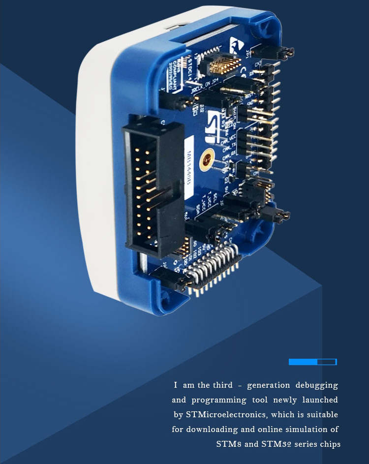 原装STLINK-V3SET STM8/STM32仿真编程下载器ST-LINK V3独立探头