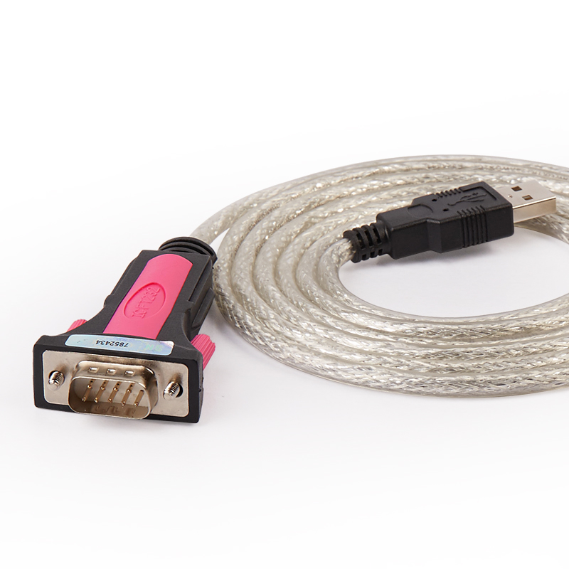 z-tek力特USB转串口线9针RS232C转换器工业级COM通讯线模块ZE533A