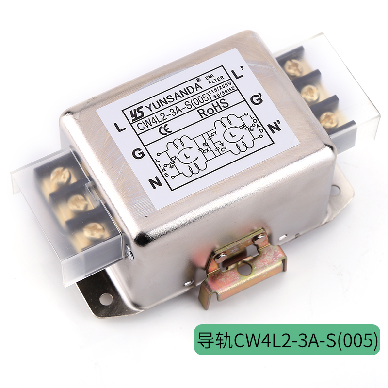 台湾YUNSANDA电源滤波器220v抗干扰emi滤波器电源净化器CW4L2-30A 产品关键词:yunda滤波器;yunsanda电源滤波器;滤波器cw4l2-30