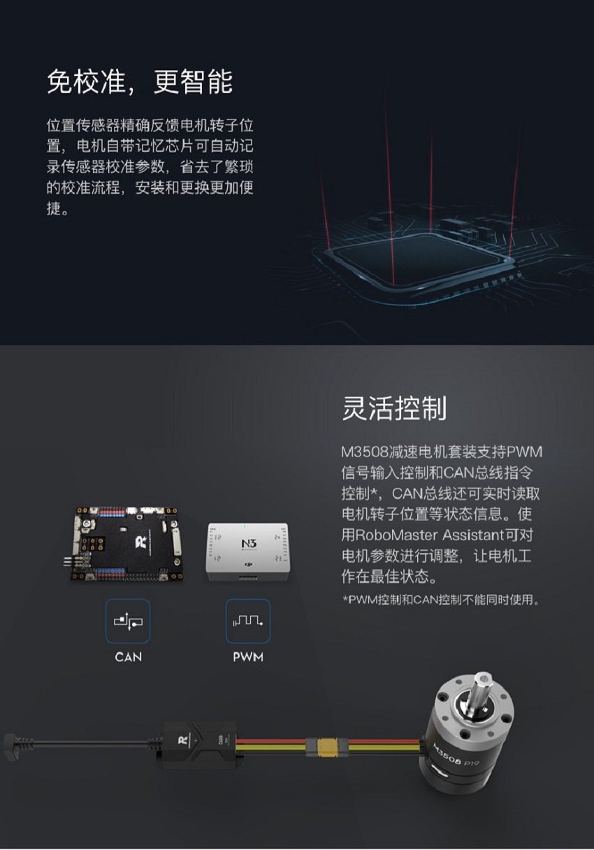 ROBOMASTER萝马集市 M3508 P19直流无刷减速电机 产品关键词:无刷电机3508;robomasterm3508直流无刷减速电 ...