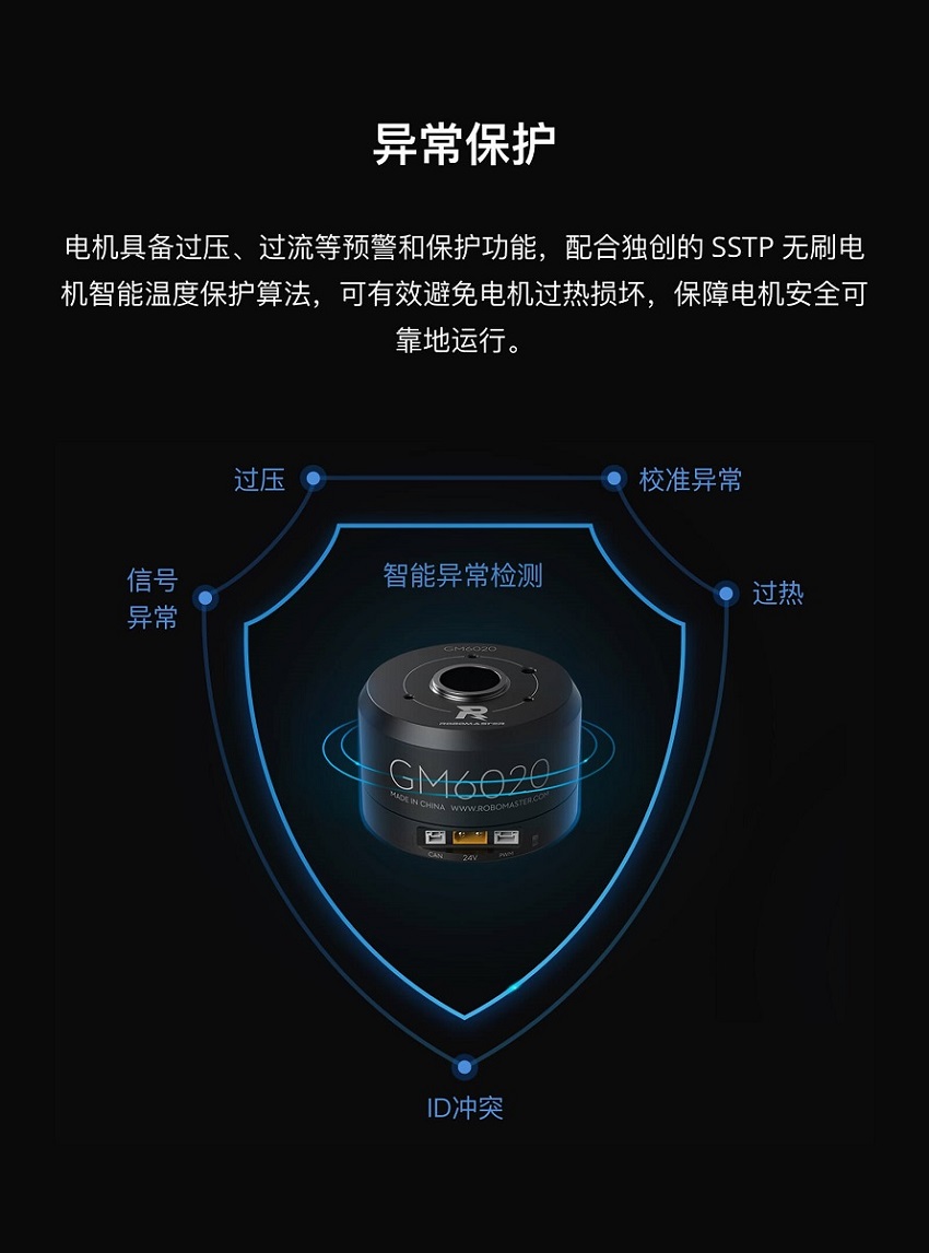 ROBOMASTER萝马集市 GM6020直流无刷电机