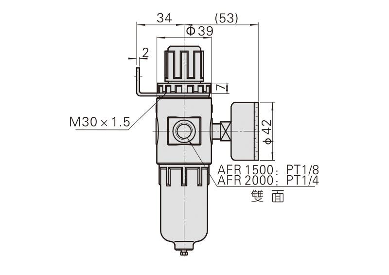 原装亚德客AFR2000 AFR20001气源处理器 过滤器 AFR1500调压阀 - 百度爱采购