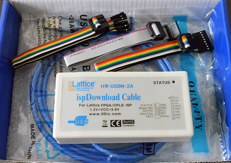 lattice下载线 HW-USBN-2A ispdownload CPLD/FPGA编程仿真烧录器