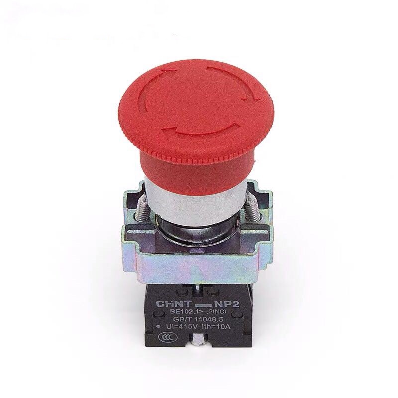 CHNT正泰NP2-BS542/541/545/544紧急按钮蘑菇头急停开关ZB2-BE102