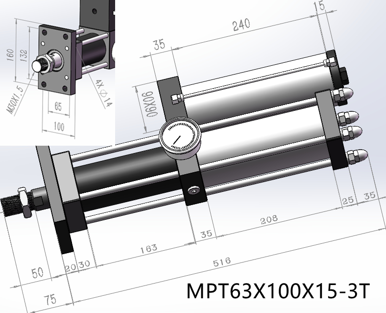 厂家气液增压缸APT/CPT/MPT63X50X10-3T-5T-10T-20吨气动增力气缸 产品关键词:气动增压气缸数模;气液增压气缸;增压气缸的T;增压缸数模;气液增压缸数模;三佳气润气缸 ...