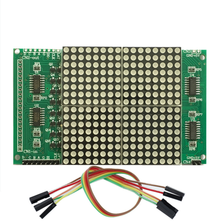 16X16点阵模块 LED点阵屏 51单片机Arduino显示屏 点阵显示器模块 产品关键词:点阵模块led显示器;led点阵显示器单片机;51单片机显示屏;基于51单片机16*16点阵led ...