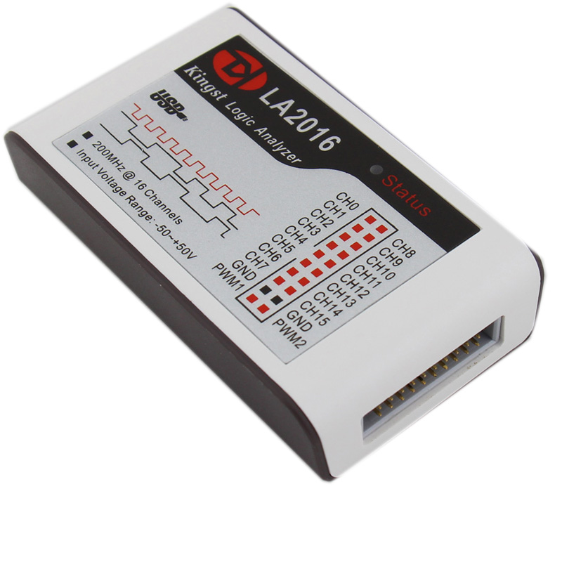 逻辑分析仪 Kingst LA2016 200M采样率 16路全通道 usb 分析仪 - 百度爱采购