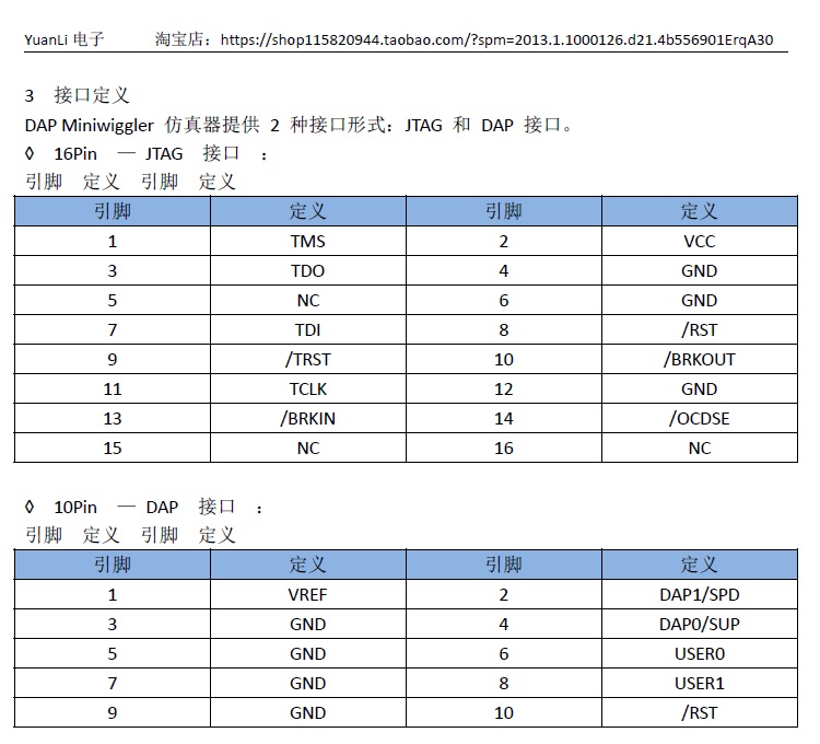 DAP miniWiggler V3.6i 英飞凌仿真器 下载器 编程器 调试器 烧写