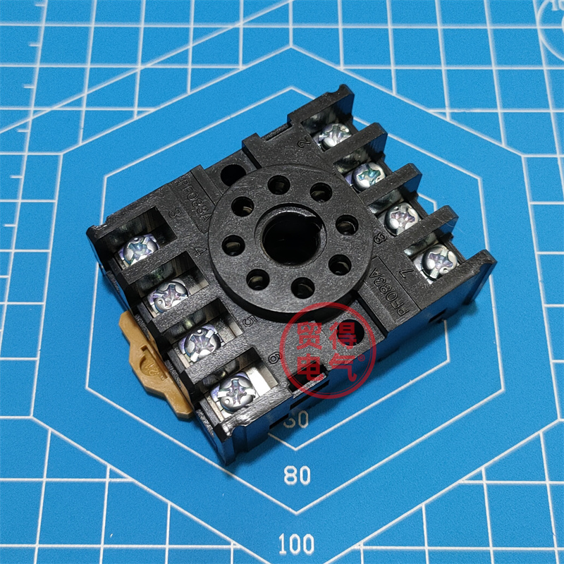 DTF08A大一工控小型继电器底座时间继电器插座PTF08A DYF08A 14A