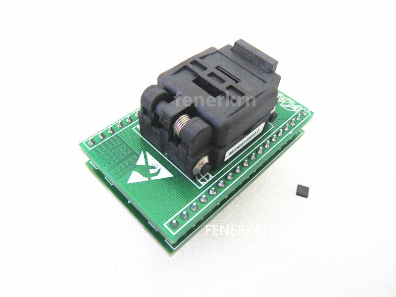 DFN8测试座 QFN8编程座 WSON8烧录座 USON8转换座 进口 产品关键词:DFN8测试座;dfn测试座;dfn8测试座