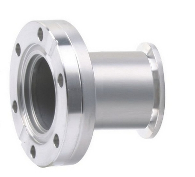 304不锈钢真空cf35转kf16/25/40/50接头/转换直通法兰CF50/63/100 产品关键词:cf35接头;KF转换法兰;不锈钢cf>35
