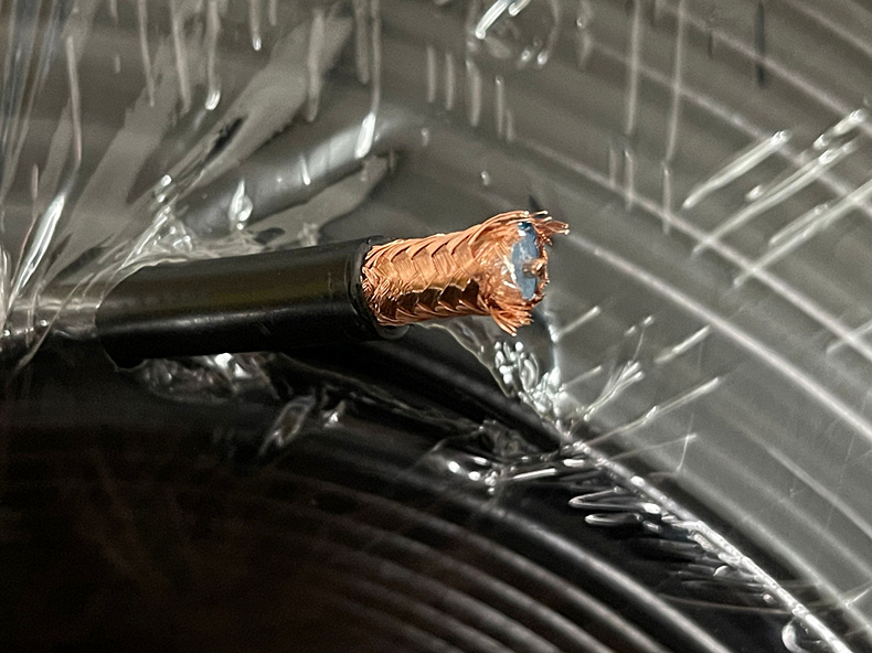 秋叶原SYV-50-5-1同轴线视频监控射频线屏蔽实心绝缘工程线Q2109