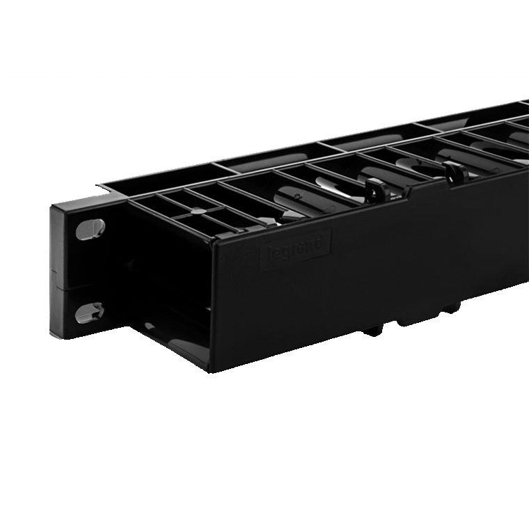 TCL罗格朗机柜理线架632787机房网线理线器1U网络水平理线环包邮