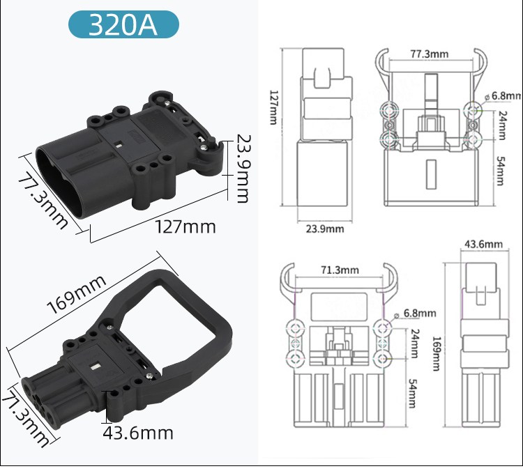 REMA瑞玛电源电动叉车连接器大电流充电器公母插头80A/160A/320A 产品关键词:瑞玛电动叉车连接器;瑞玛充电接头;瑞玛320;电动 ...
