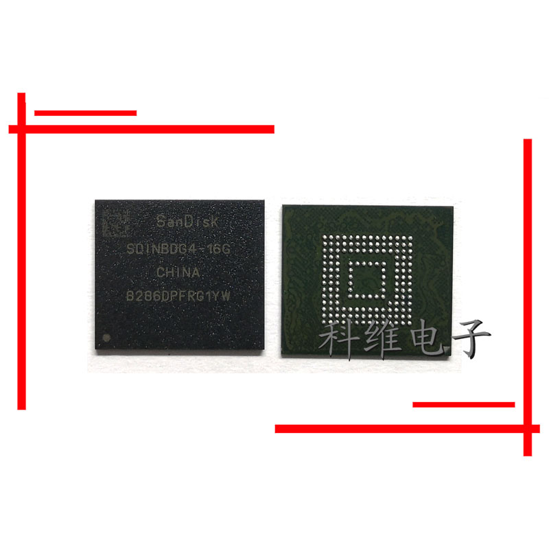 SDINBDG4-16G 闪迪16G Flash emmc153球 手机内存芯片 IC储存字库