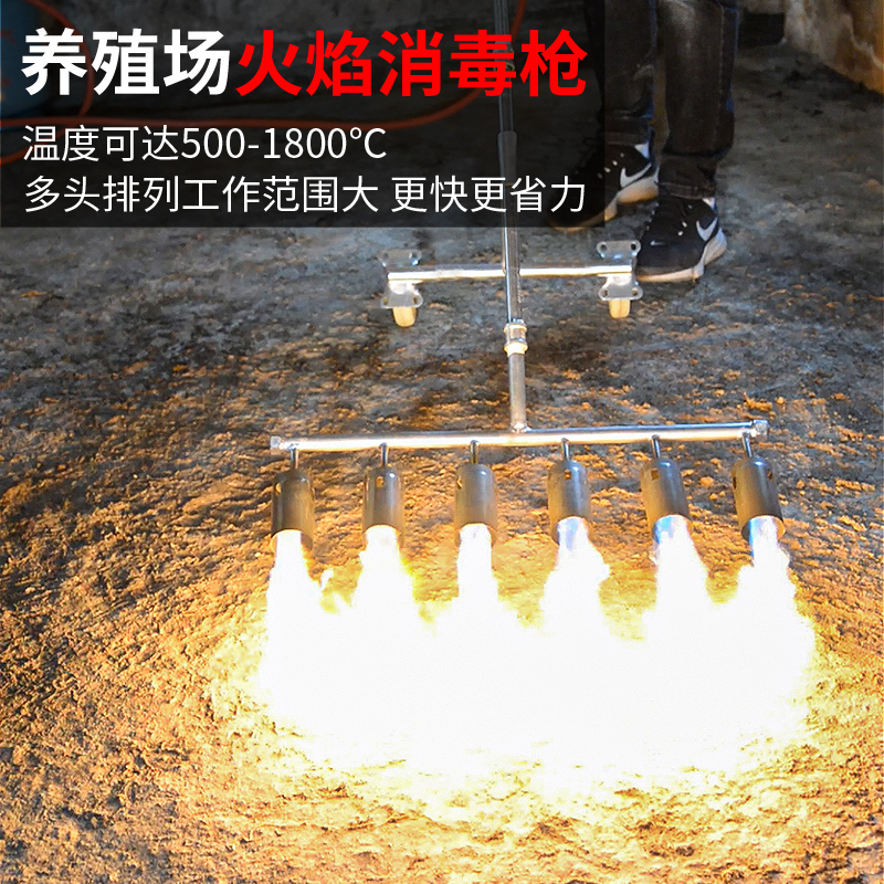 火焰喷枪消毒喷火器猪圈猪舍养殖场喷火枪液化气多头喷火枪头烧毛